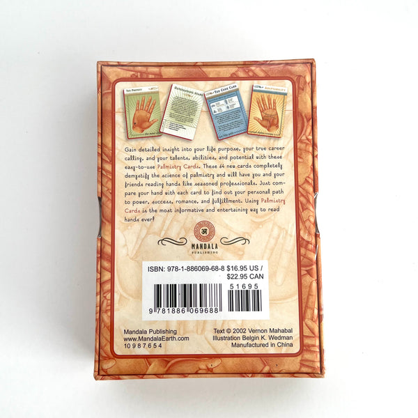 Palmistry Cards by Vernon Mahabal - Crystal Impressions