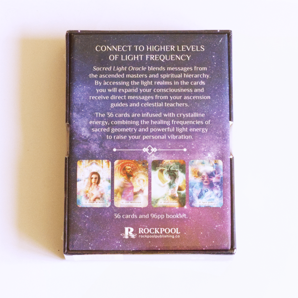 Sacred Light Oracle Cards by Anna Stark - Crystal Impressions