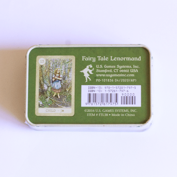 Fairy Tale Lenormand Cards in a Tin by Arwen Lynch & Lisa Hunt ...