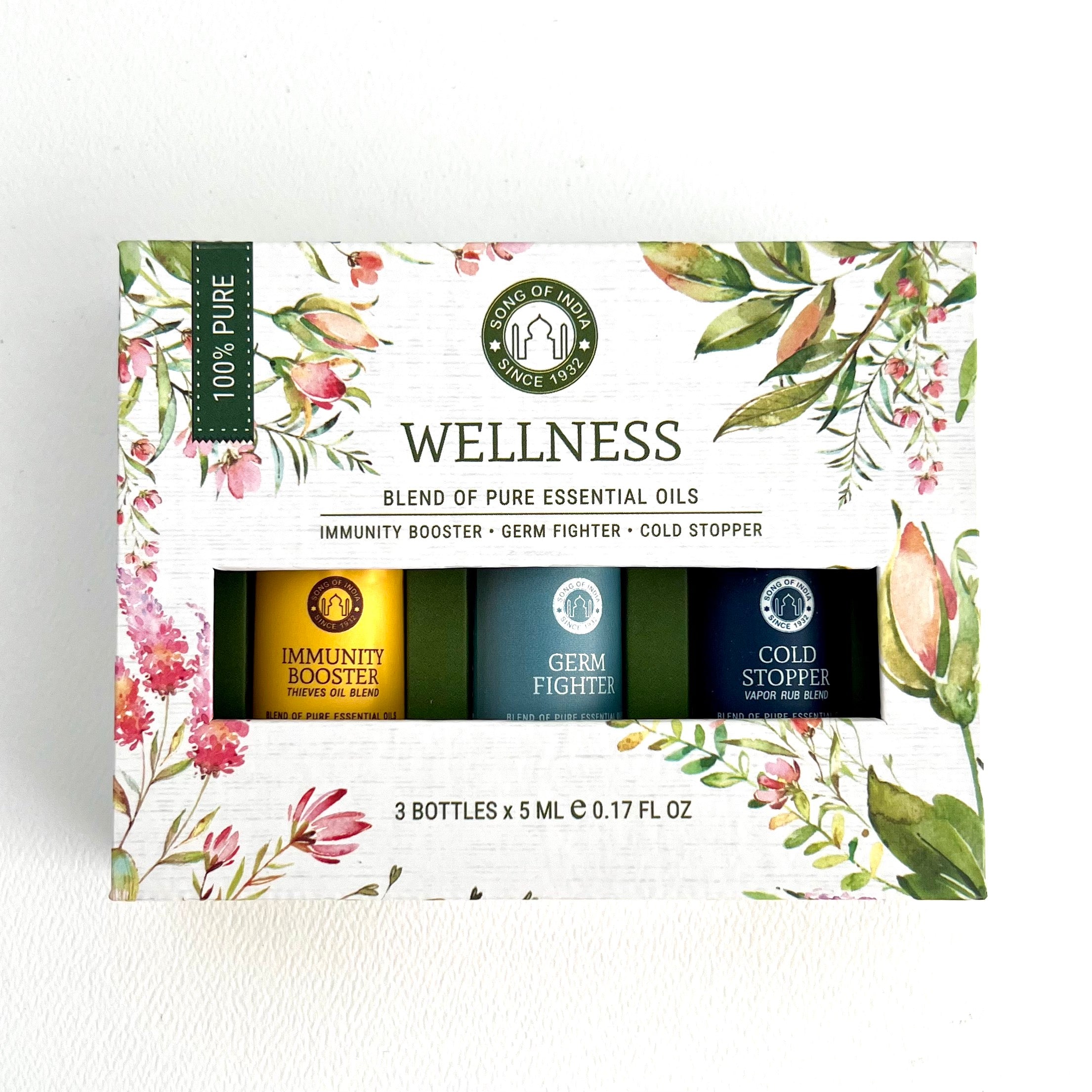 Wellness Essential Oil [3] 5ml Gift Pack - Crystal Impressions