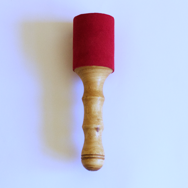 Tibetan Singing Bowl - Wooden Mallet - Crystal Impressions